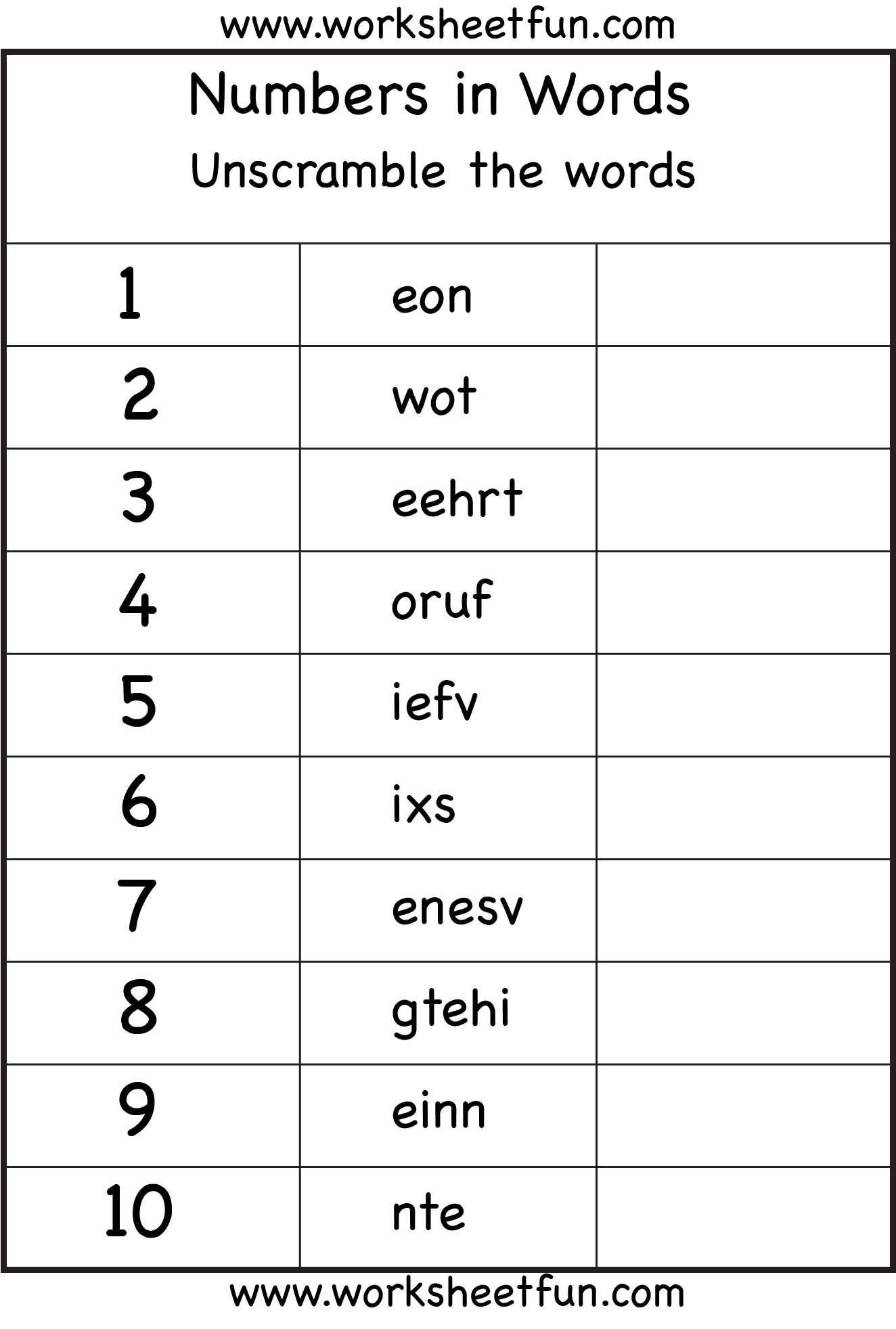 Numbers In Words Worksheet FREE Printable Worksheets Worksheetfun Numbers In Words Worksheet FREE Printable Worksheets Worksheetfun