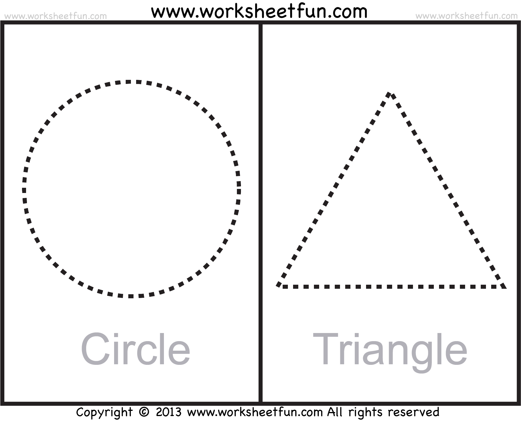 Shapes – Circle, Triangle, Square, Rectangle, Rhombus, Oval – 9 ...