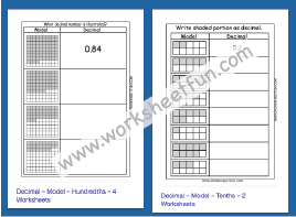 Decimal Worksheets / FREE Printable Worksheets – Worksheetfun