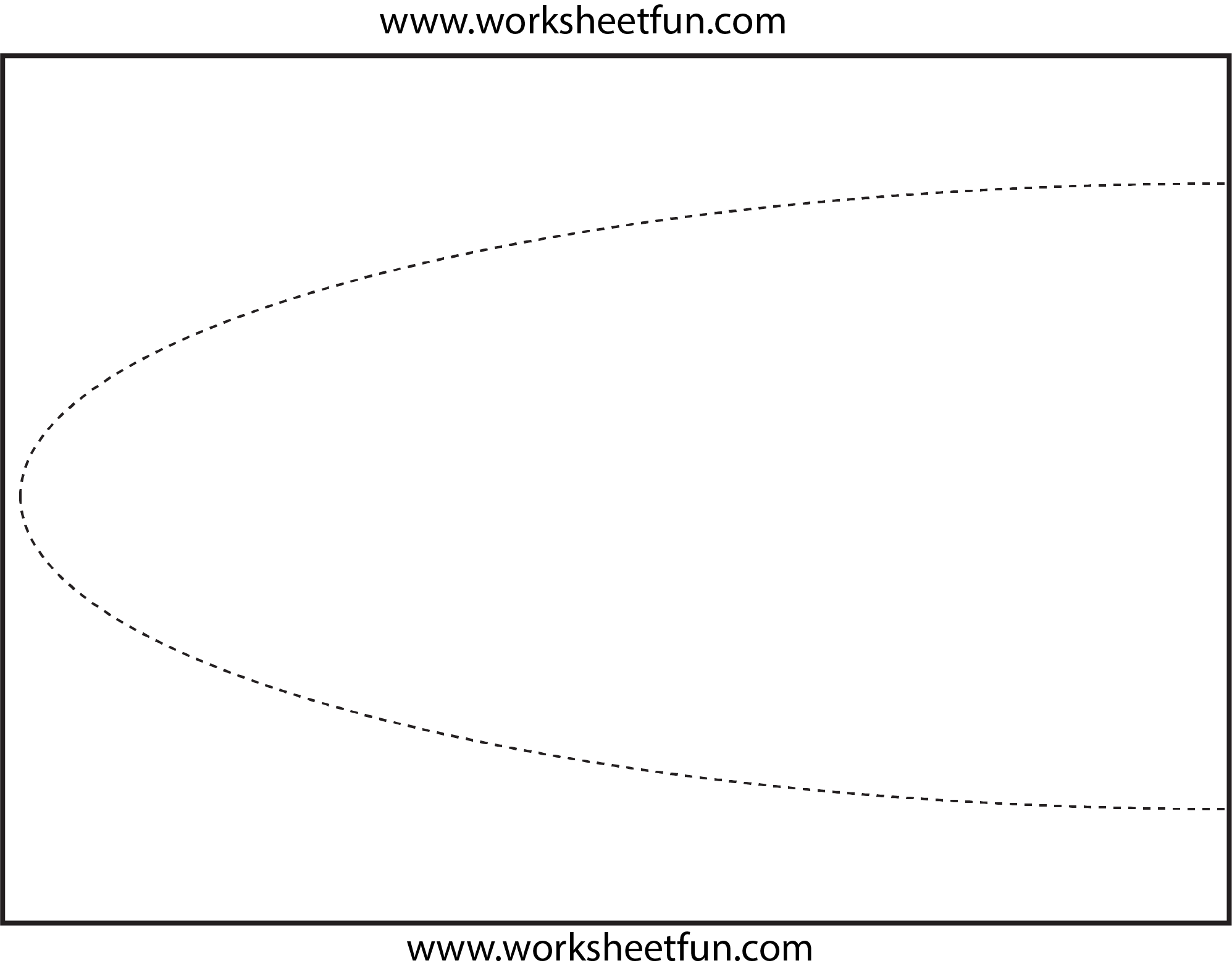 Curved Line Tracing – 4 Worksheets / FREE Printable Worksheets ...