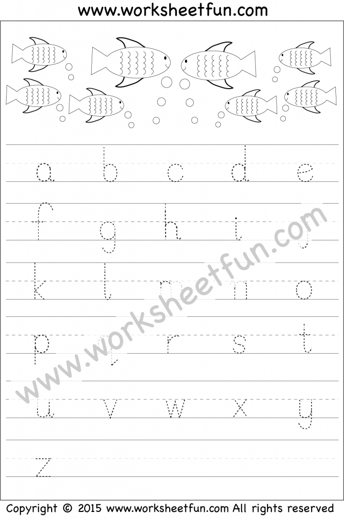 Small Letter Tracing – Lowercase – Worksheet / FREE Printable ...