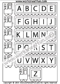 Letter Chart – A to Z – Alphabet Chart / FREE Printable Worksheets ...