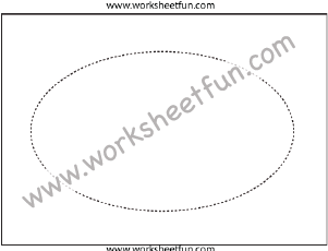 Shape Tracing – Oval – 1 Worksheet / FREE Printable Worksheets ...