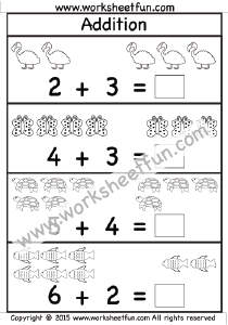 Free Printable Math Worksheets Kindergarten First Grade