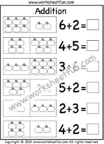 Pumpkin Addition Worksheet – One Worksheet / FREE Printable Worksheets ...