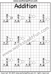 Making 10 to Add – One Worksheet / FREE Printable Worksheets – Worksheetfun