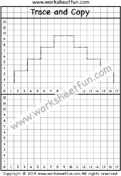 Trace and Draw – Trace and Copy – One Worksheet / FREE Printable ...