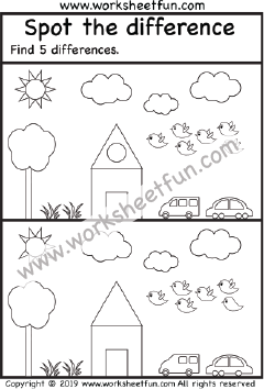 Spot the difference – One Worksheet / FREE Printable Worksheets ...
