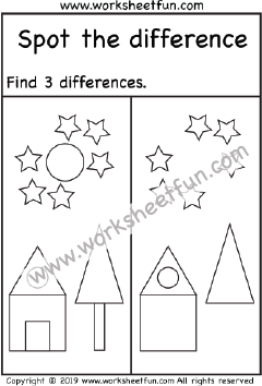 Spot the difference – One Worksheet / FREE Printable Worksheets ...