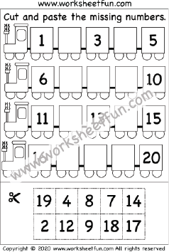 Cut and Paste Worksheets / FREE Printable Worksheets – Worksheetfun