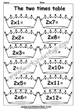 Times Table Worksheets / FREE Printable Worksheets – Worksheetfun