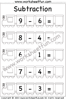 Subtraction Worksheets / FREE Printable Worksheets – Worksheetfun