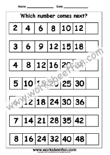 Pattern Worksheets / FREE Printable Worksheets – Worksheetfun