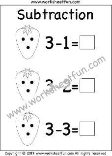 Subtraction Within 5 – One Worksheet / FREE Printable Worksheets ...